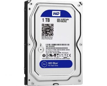 WD - 1TB 3.5" SATA III 64MB 5.400rpm WD10EZRZ Blue