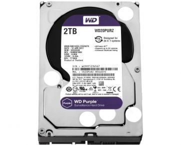 WD - 2TB 3.5" SATA III 64MB IntelliPower WD20PURZ Purple