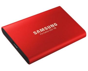 SAMSUNG - Portable T5 500GB crveni eksterni SSD MU-PA500R