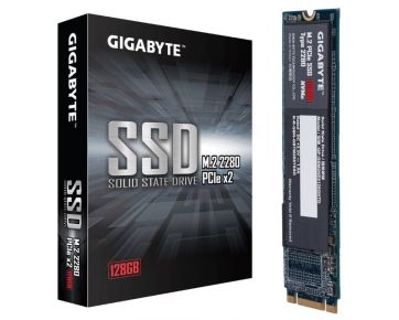 GIGABYTE - 128GB M.2 PCIe Gen 3 x2 NVMe GP-GSM2NE8128GNTD SSD