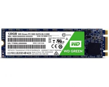 WD - 120GB M.2 SATA III WDS120G2G0B Green