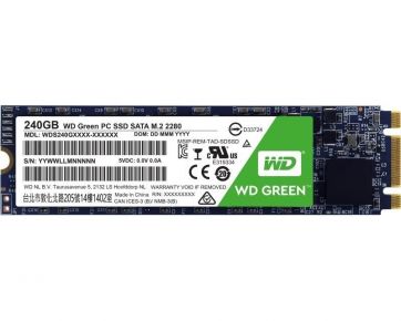 WD - 240GB M.2 SATA III WDS240G2G0B Green SSD