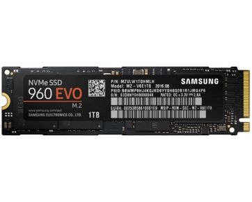 SAMSUNG - 1TB M.2 NVMe MZ-V6E1T0BW 960 EVO Series SSD