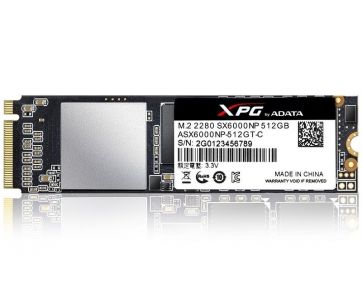 A-DATA - 512GB M.2 PCIe Gen 3 x2 NVMe ASX6000NP-512GT-C SSD