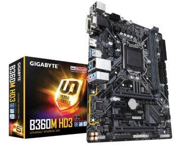 GIGABYTE - B360M HD3 rev.1.0