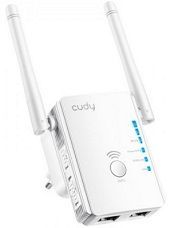 Cudy - AC750 3-in-1 Wireless Range Extender/Router/AP, 2.4 & 5 GHz 802.11ac/a/b/g/n, 2x WAN/LAN, High Gain Antennas