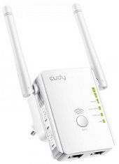 Cudy - N300 3-in-1 Wireless Range Extender/Router/AP, 2.4 GHz 802.1b/g/n, 2x WAN/LAN, High Gain Antennas