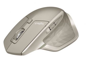 Logitech - Logitech MX Master Wireless Mouse 2.4GHz Stone, NEW!