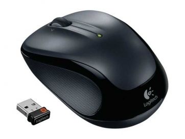 Logitech - Logitech M325 Wireless Mouse, Nano Receiver, Dark Silver