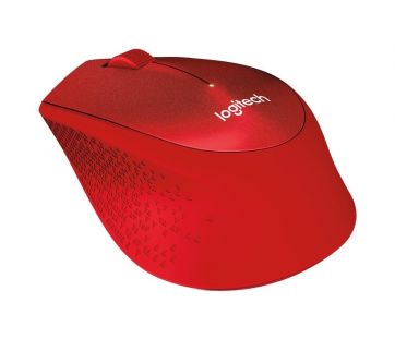 Logitech - Logitech M330 Silent Plus Wireless mouse Red, New