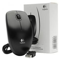 Logitech - Logitech B100, Optical USB Mouse, Black OEM