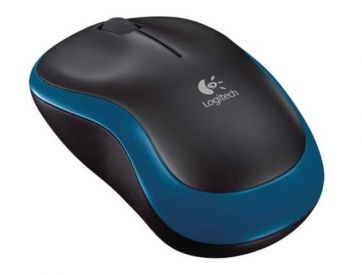 Logitech - Logitech M185 Wireless Mouse for Notebook Blue