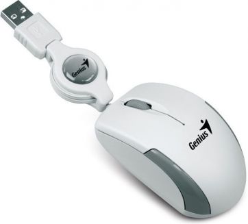 Genius - Genius Mouse MICRO TRAVELER OPTICAL White USB 1200DPI