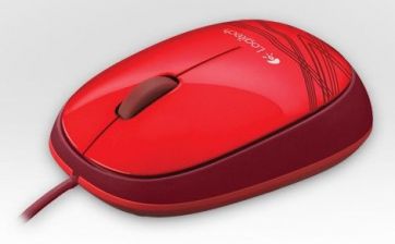 Logitech - Logitech M105 Optical Mouse Red