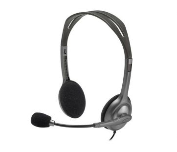 Logitech - Logitech H111 Stereo Headset Single 3.5mm jack, New