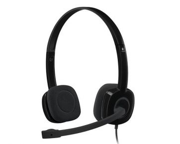 Logitech - Logitech H151 Stereo Headset Single 3.5mm jack, New