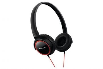 Pioneer - Pioneer slušalice SE-MJ512-R crno/crvena