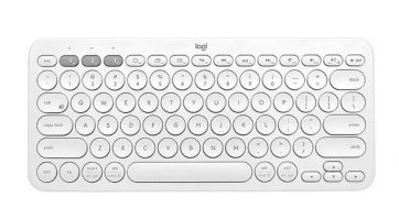 Logitech - Logitech K380 Multi-Device Bluetooth Keyboard, Off-White