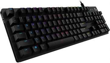 Logitech - Logitech G512 Gaming Keyboard - Black, GX Blue (Clicky) Mechanical