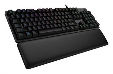 Logitech - Logitech G513 Carbon Mechanical RGB Gaming Keyboard - GX Blue Click, US