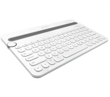 Logitech - Logitech K480 Bluetooth Multi - Device Keyboard White, US
