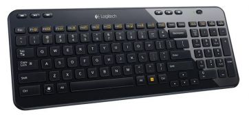 Logitech - Logitech K360 Wireless Keyboard, Black US