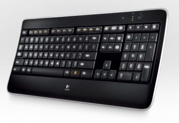 Logitech - Logitech K800 Wireless Illuminated Keyboard US