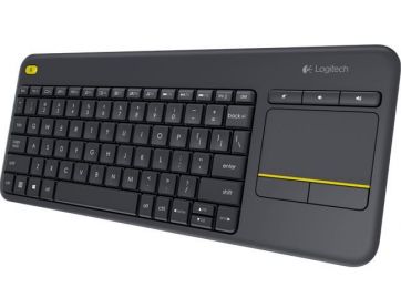 Logitech - Logitech K400 Plus Wireless Touch Keyboard Black YU, USB New