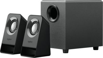 Logitech - Logitech Z211 Stereo Speakers, 2.1 System Black, USB Powered