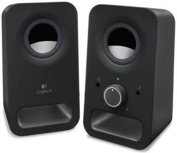 Logitech - Logitech Z150 Multimedia Speakers, 2.0 System, Black