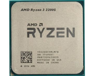AMD - Ryzen 3 2200G 4 cores 3.5GHz (3.7GHz) Tray