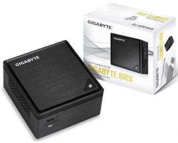 GIGABYTE - GB-BPCE-3455 BRIX Mini PC Intel Quad Core J3455 1.5GHz (2.3GHz)