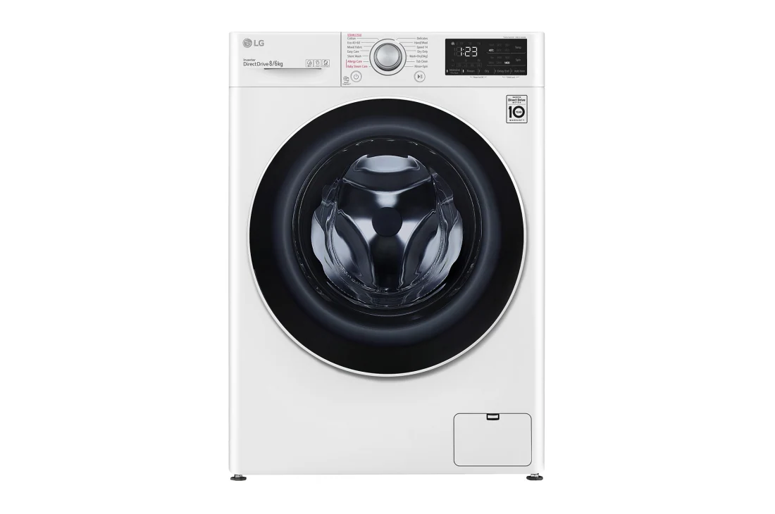 8/6 kg, max. 1400 obrtaja/min., Kombinovana mašina za pranje veša sa parom, AI DD™ tehnologija
