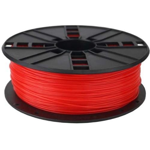 Gembird PLA Filament za 3D stampac 1.75mm, kotur 1KG, Fluorescent Crvena | 3DP-PLA1.75-01-FR