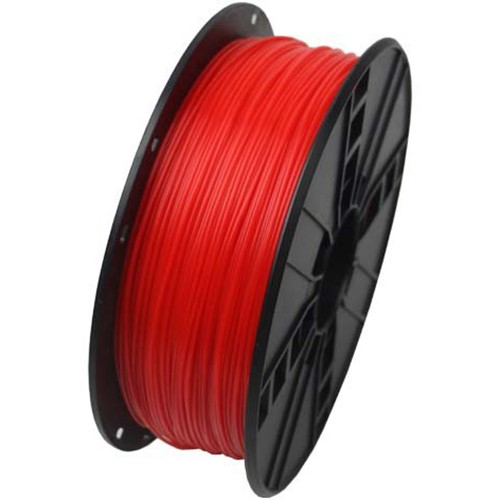 Gembird ABS Filament za 3D stampac 1.75mm, kotur 1KG, Fluorescent Crvena | 3DP-ABS1.75-01-FR