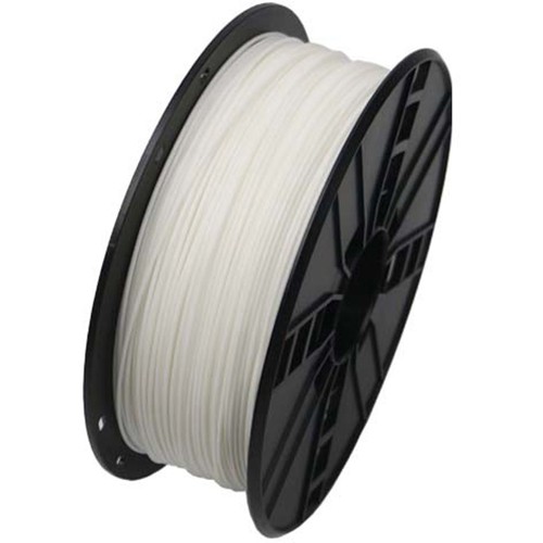 Gembird ABS Filament za 3D stampac 1.75mm, kotur 1KG Bela | 3DP-ABS1.75-01-W