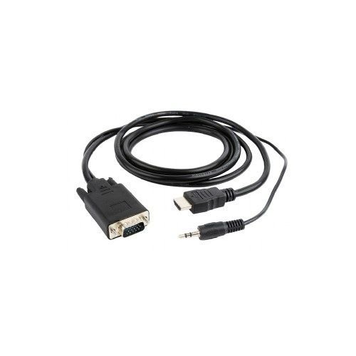 Gembird Adapter HDMI na VGA sa audio adapterom 3.5mm 1.8m | A-HDMI-VGA-03-6
