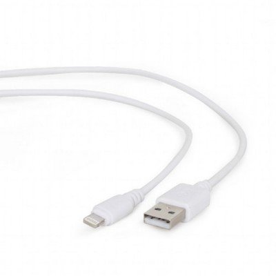 Gembird Kabl za punjenje i prenos podataka Apple 8pin 2m | CC-USB2-AMLM-2M-W