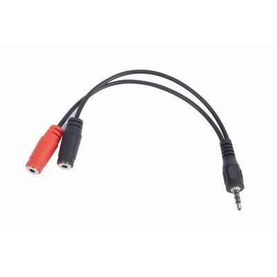 Gembird Adapter 3.5mm 4pin(muški) na 3.5mm audio + mikrofon | CCA-417