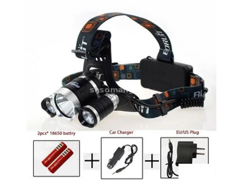 Baterijska lampa za glavu - 3 x CREE T6