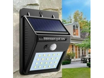 Solarna led lampa/svetlo sa senzorom pokreta dan