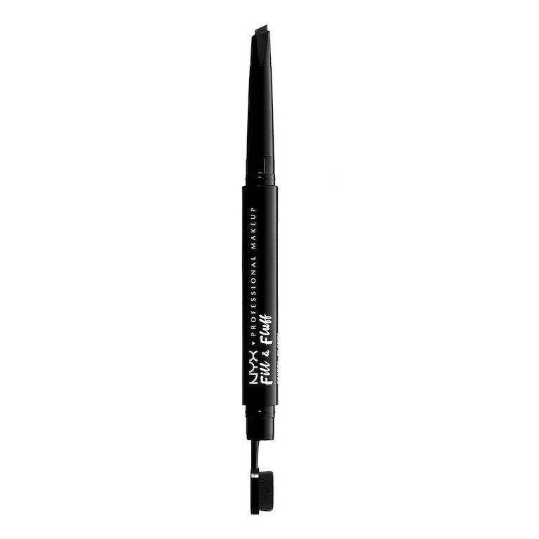 Olovka za obrve NYX Professional Makeup Fill & Fluff FFEP 0.2g Black FFEP08