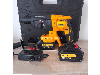 Dewalt aku hilti busilica 128v + dve baterije