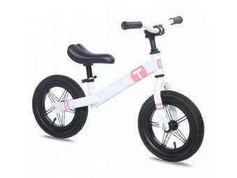 Dečiji bicikl bez pedala 12" bela/ljubičasta BALANCE