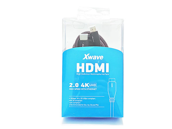 HDMI 2.0 4K kabl /1.5m dužina/upleten kabl/pozlaćeni konektori/4K/blister pakovanje