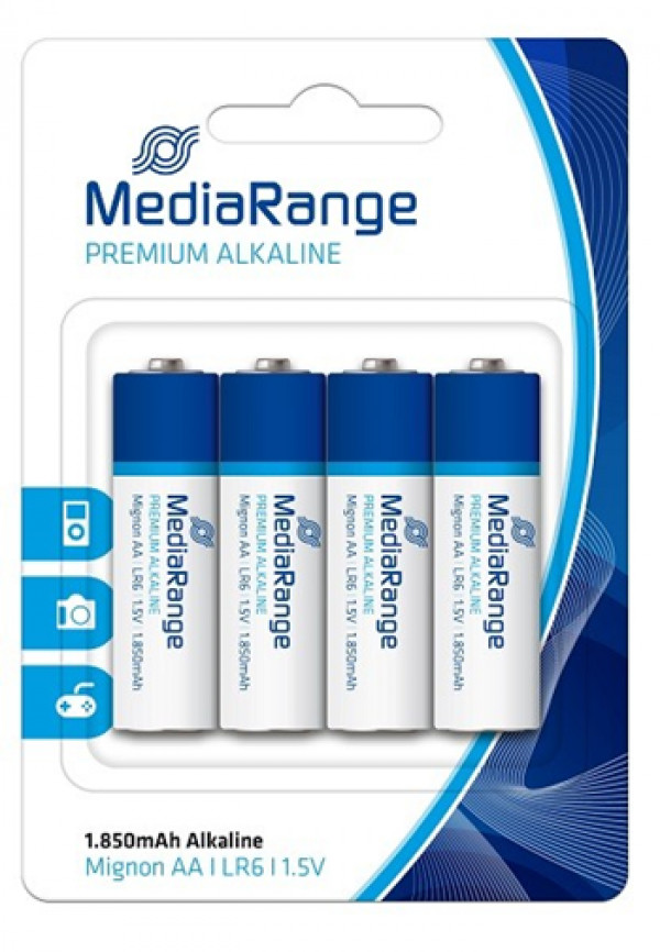 BATERIJE PUNJIVE AAA 800mAh MEDIARANGE 1/4 NI-MH