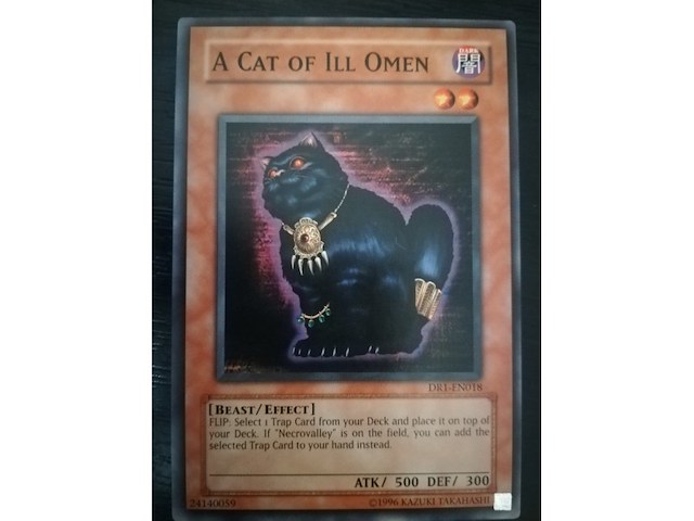 Yu-GI-OH!-  A Cat of Ill Omen