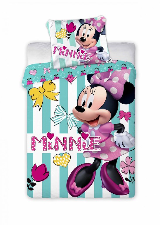 Posteljina za bebe Minnie 100×135+40x60cm – 5907750554454