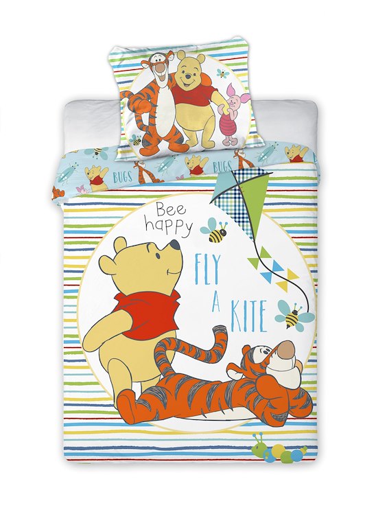 Posteljina za bebe Winie the Pooh 100×135+40x60cm – 5907750584451