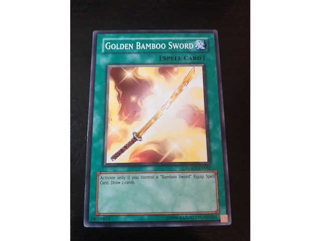 Yu-GI-OH!- Golden Bamboo Sword
